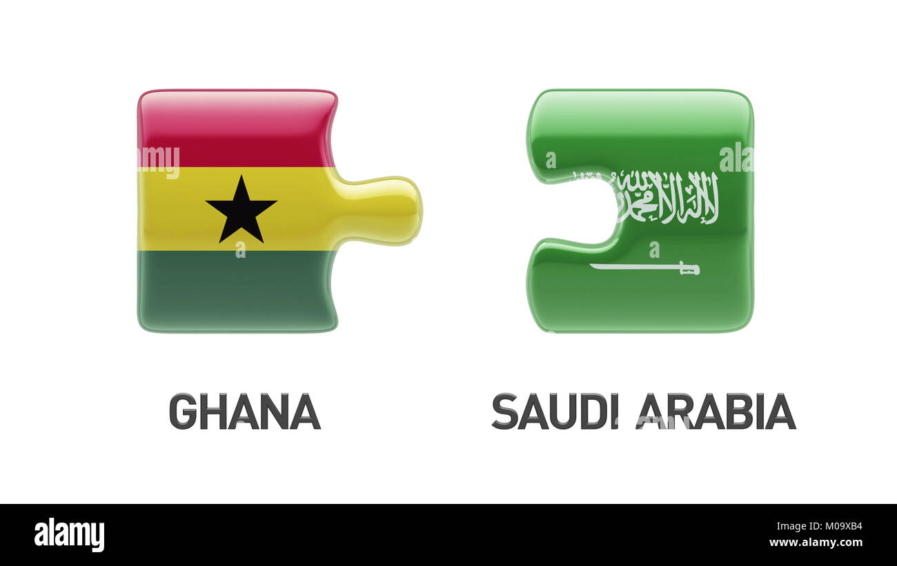Saudi arabia ghana flag hi-res stock photography and images - Alamy