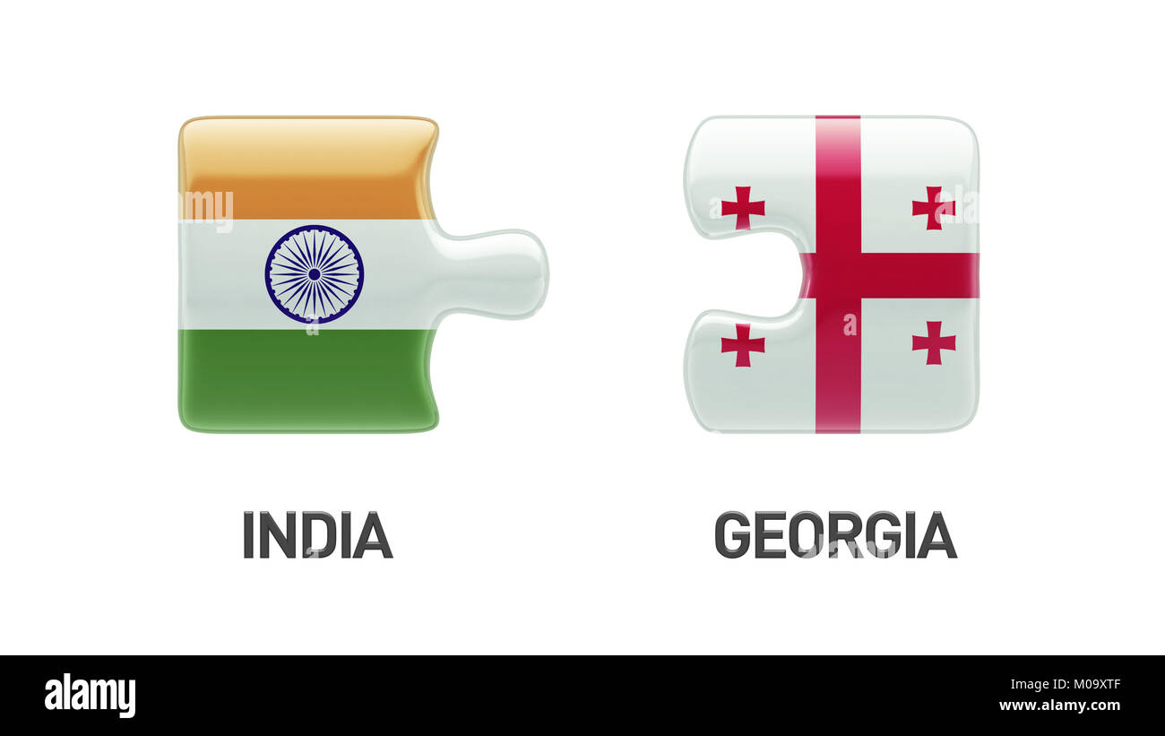 Georgia india flag hi-res stock photography and images - Alamy