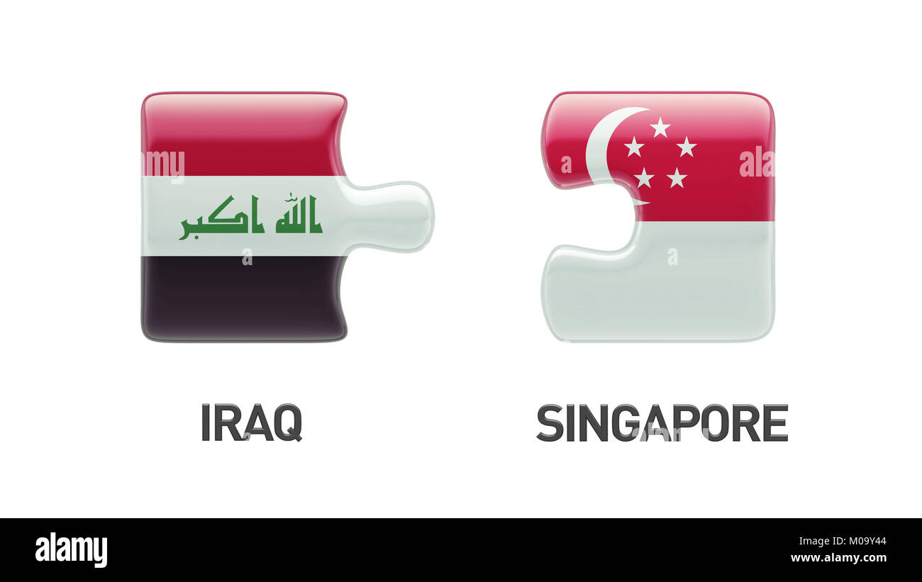 Singapore iraq flag hi-res stock photography and images - Alamy