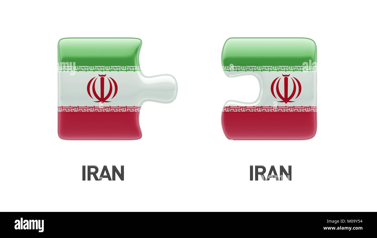 Iran High Resolution Puzzle Concept Stock Photo - Alamy