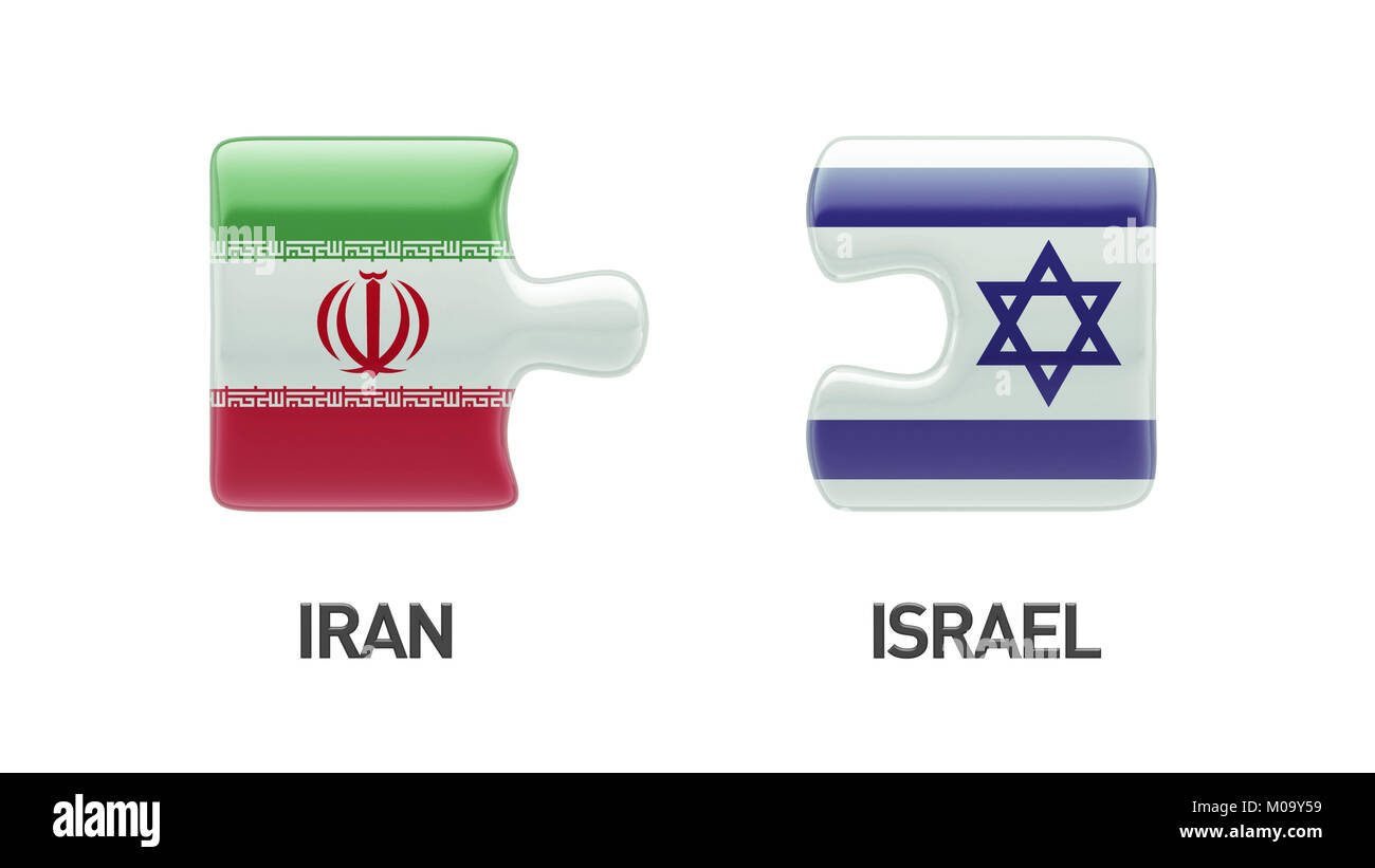 Israel Iran High Resolution Puzzle Concept Stock Photo - Alamy