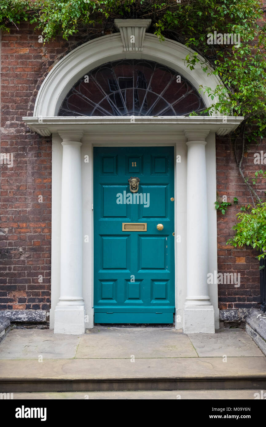blue door, Dublin, Ireland Stock Photo - Alamy