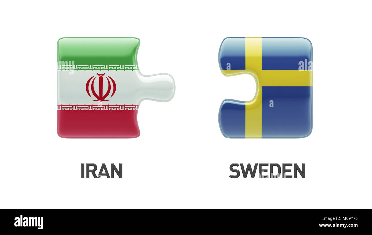 Sweden Iran High Resolution Puzzle Concept Stock Photo - Alamy