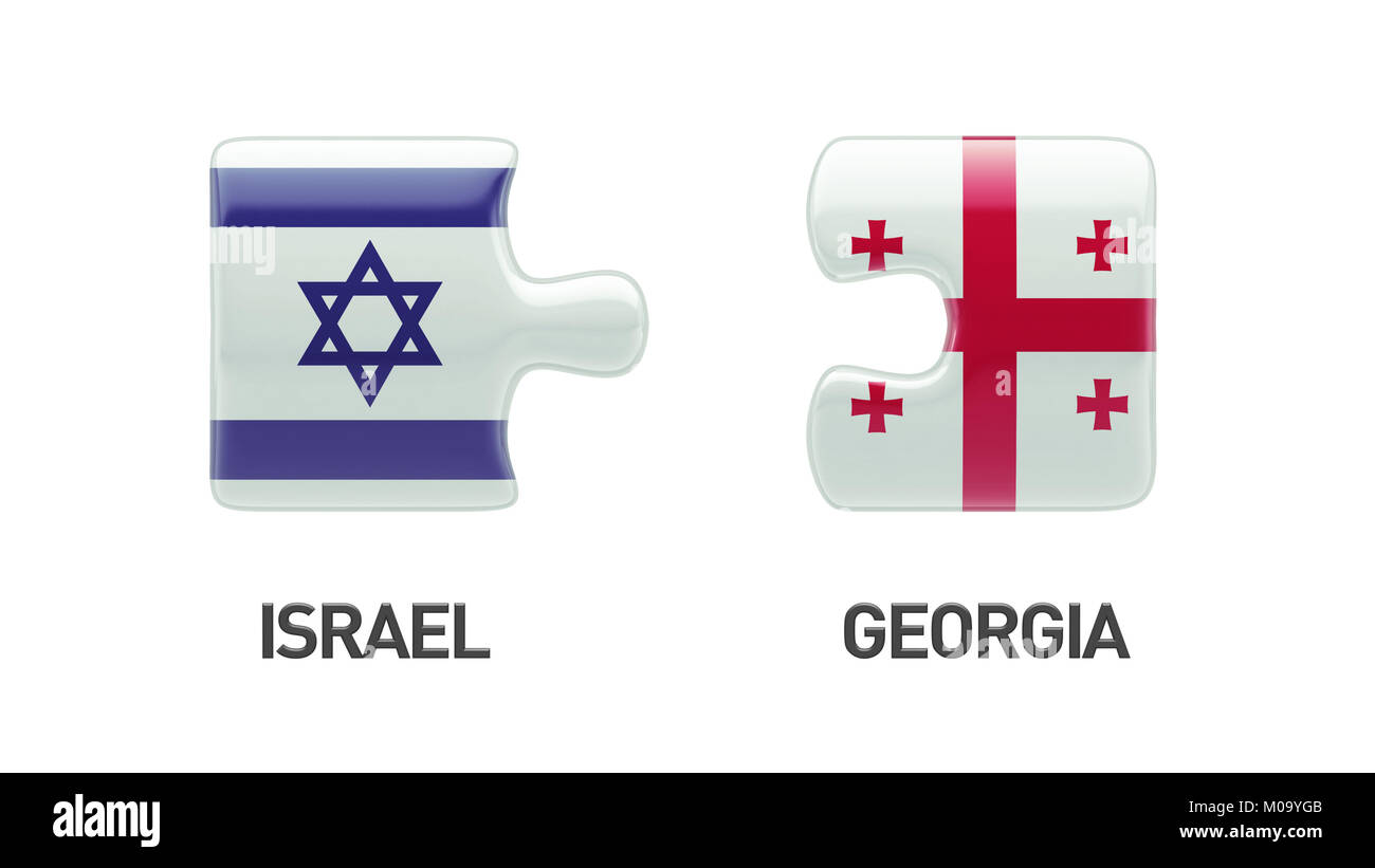Israel Georgia High Resolution Puzzle Concept Stock Photo - Alamy