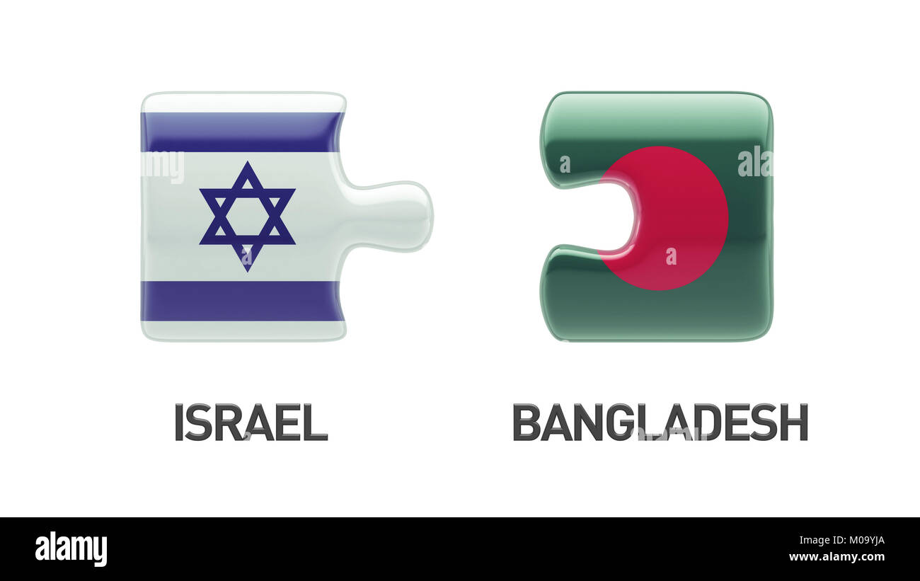 Bangladesh Israel High Resolution Puzzle Concept Stock Photo - Alamy