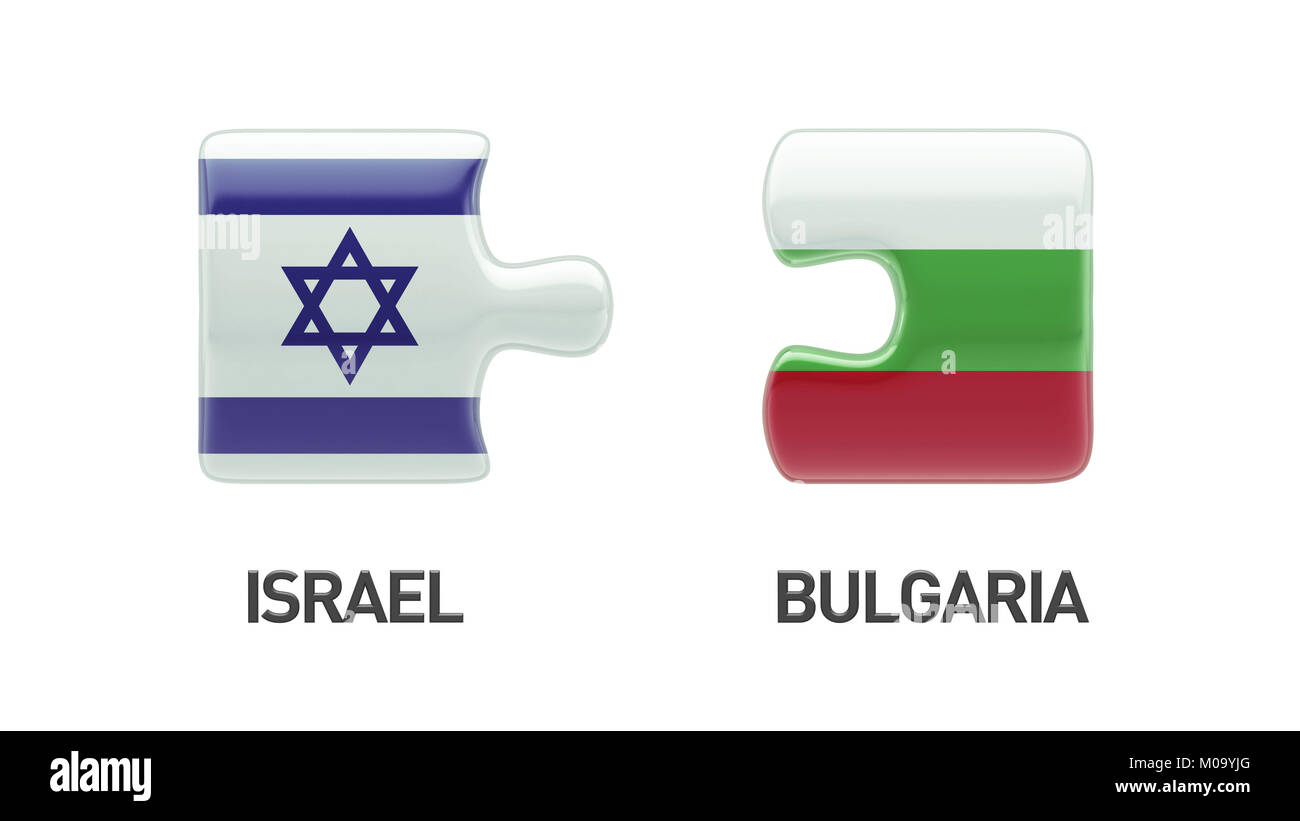 Bulgaria Israel High Resolution Puzzle Concept Stock Photo - Alamy