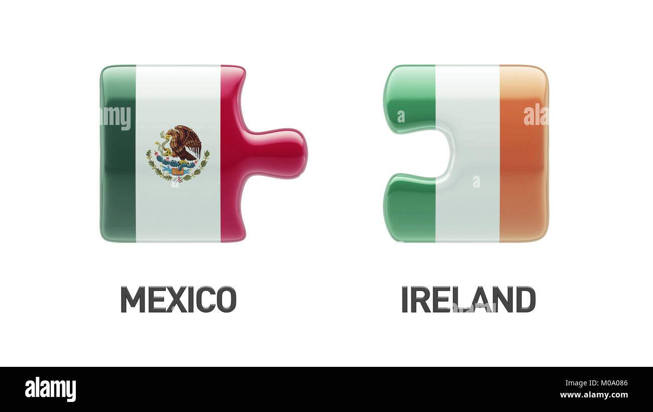 Mexico ireland flag hi-res stock photography and images - Alamy