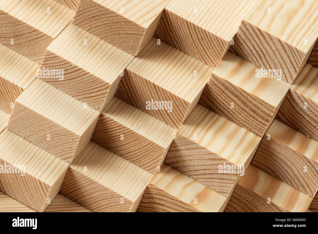 Stack of timber on the table Stock Photo - Alamy