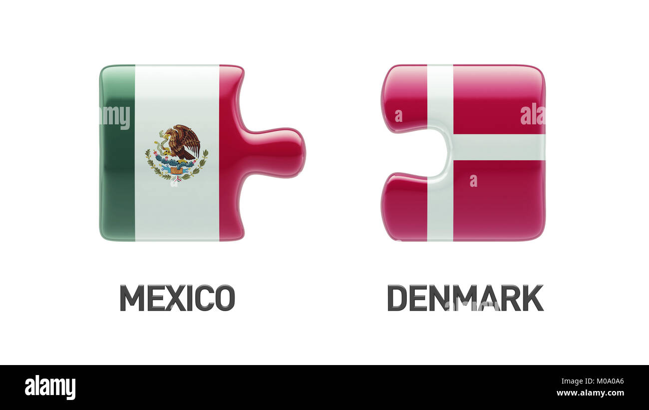 Denmark mexico flag hi-res stock photography and images - Alamy