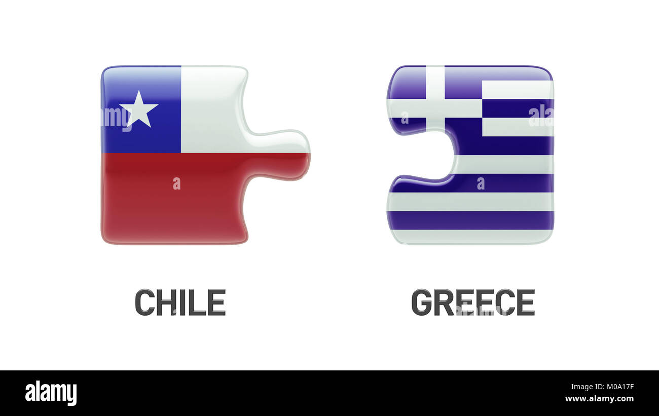 Greece chile flag hi-res stock photography and images - Alamy