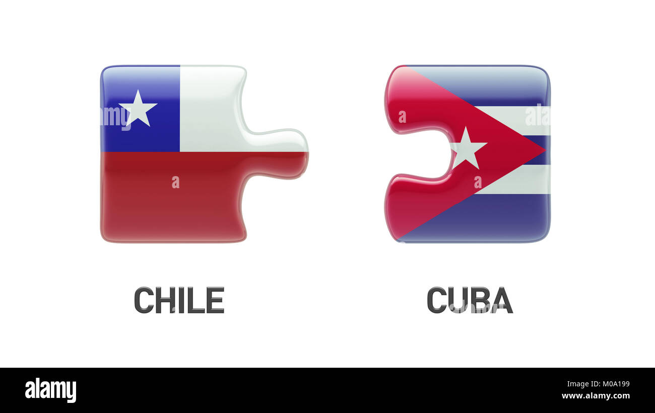 Cuba Chile High Resolution Puzzle Concept Stock Photo - Alamy