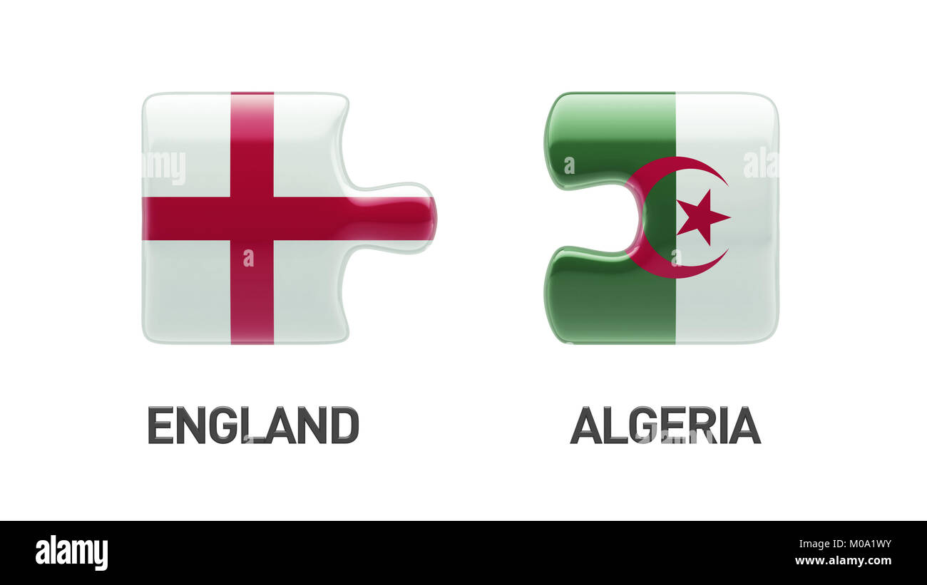 England algeria flag hi-res stock photography and images - Alamy