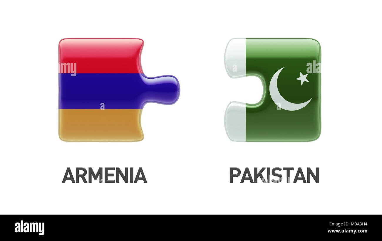 Pakistan Armenia High Resolution Puzzle Concept Stock Photo - Alamy