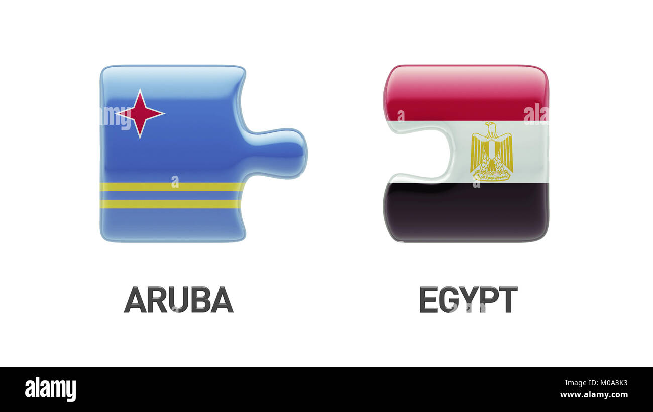 Aruba Egypt High Resolution Puzzle Concept Stock Photo - Alamy