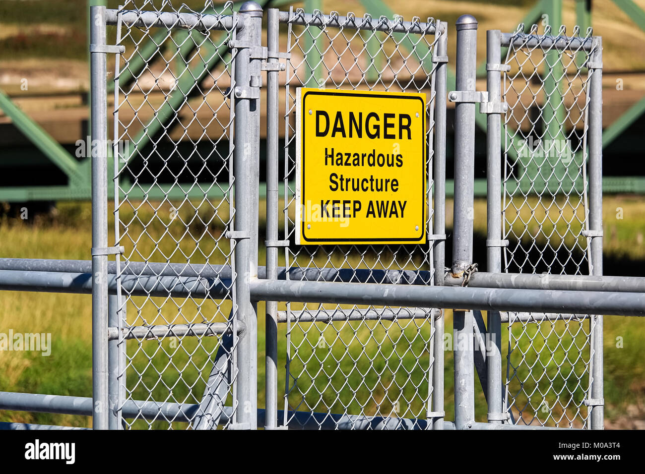 Dangerous structure sign hi-res stock photography and images - Alamy