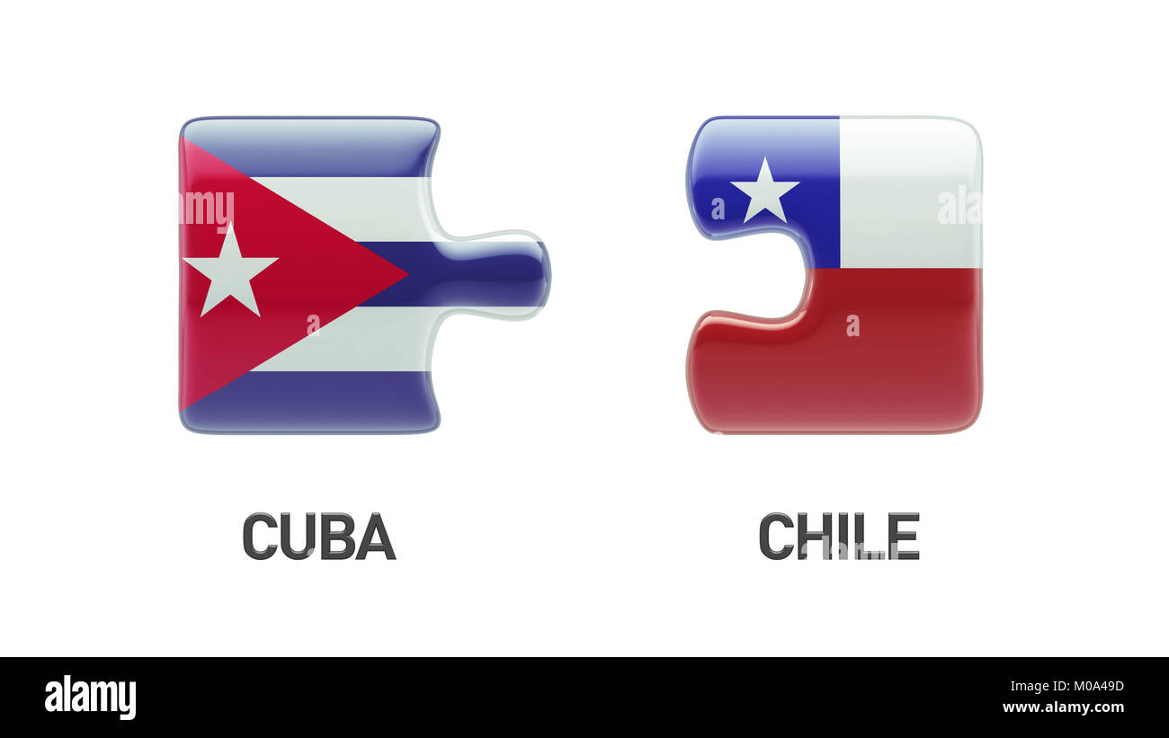 Cuba Chile High Resolution Puzzle Concept Stock Photo - Alamy