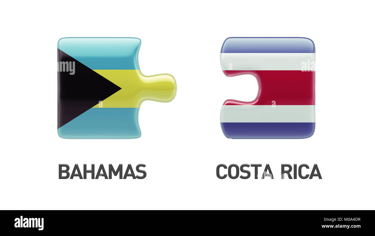 Bahamas costa rica flag hi-res stock photography and images - Alamy
