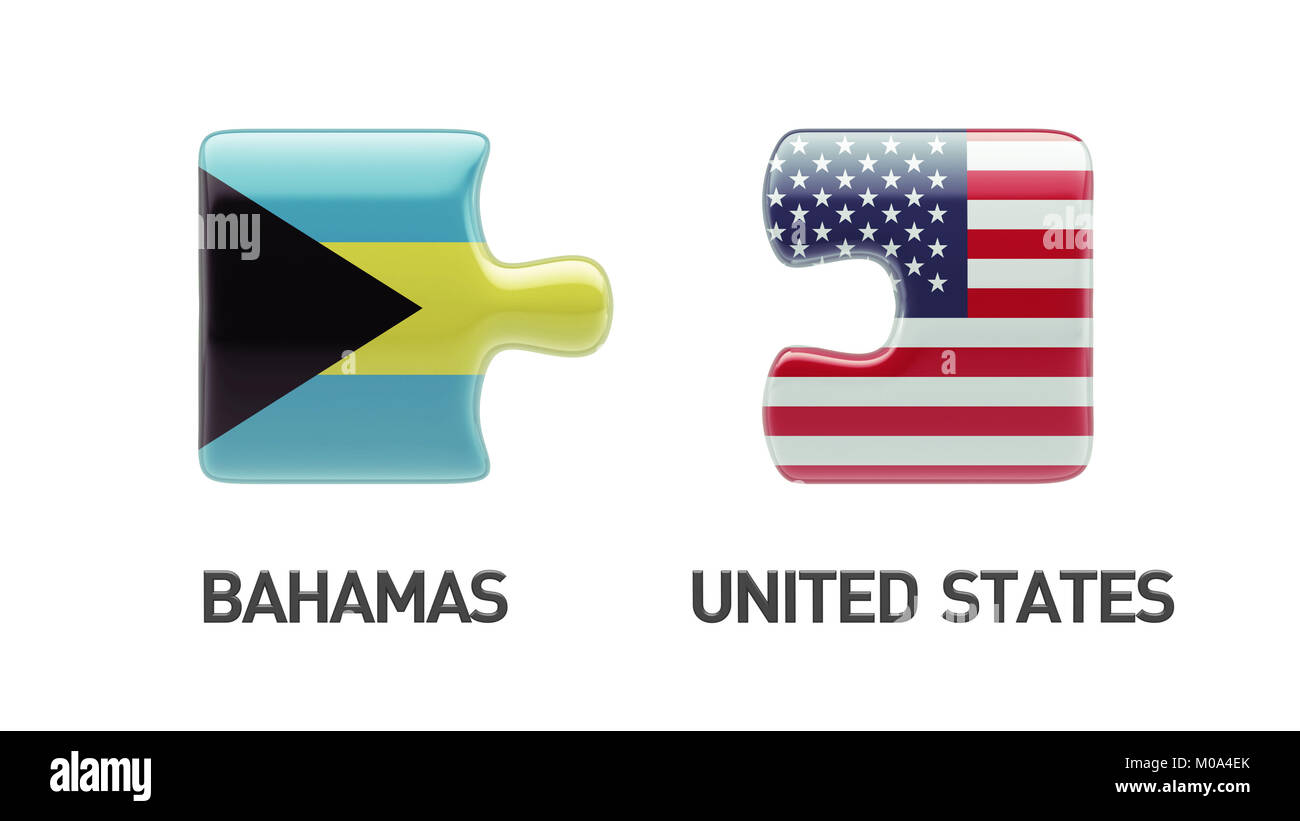 United States Bahamas High Resolution Puzzle Concept Stock Photo - Alamy