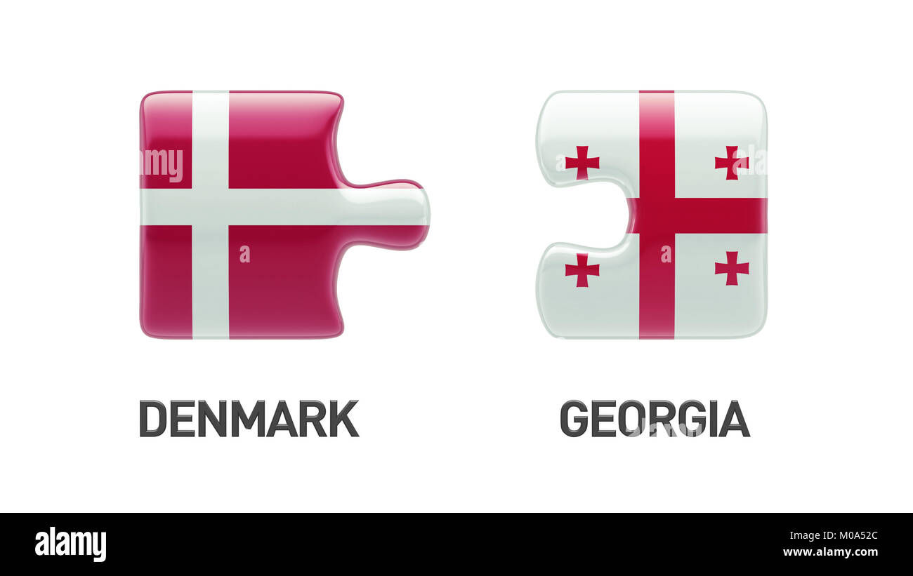 Denmark Georgia High Resolution Puzzle Concept Stock Photo - Alamy