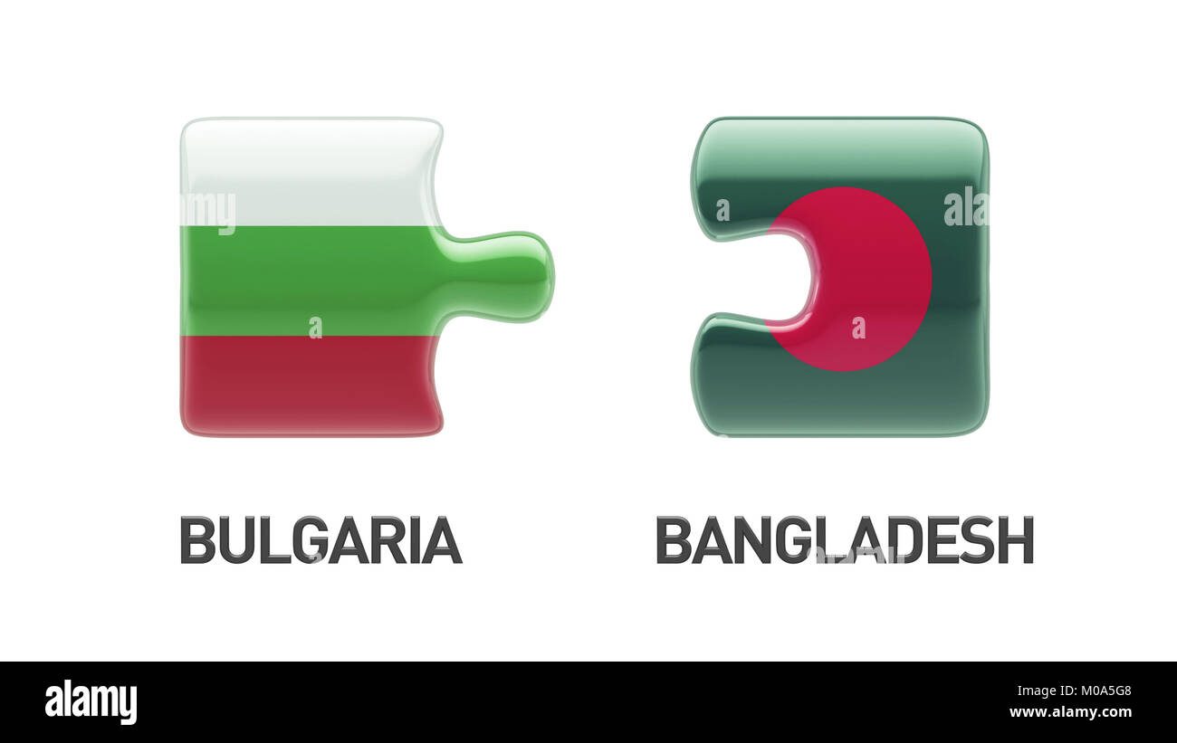 Bulgaria Bangladesh High Resolution Puzzle Concept Stock Photo - Alamy