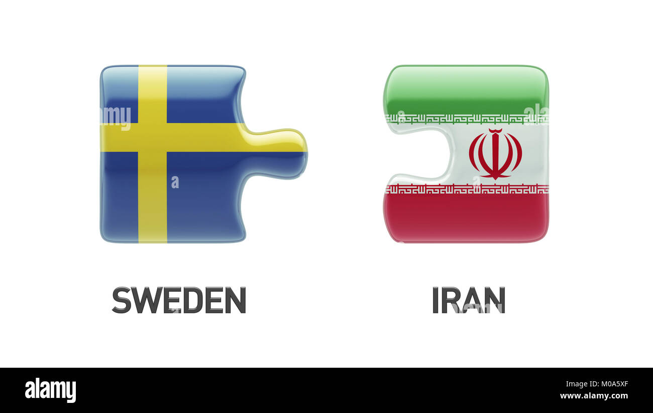 Sweden Iran High Resolution Puzzle Concept Stock Photo - Alamy
