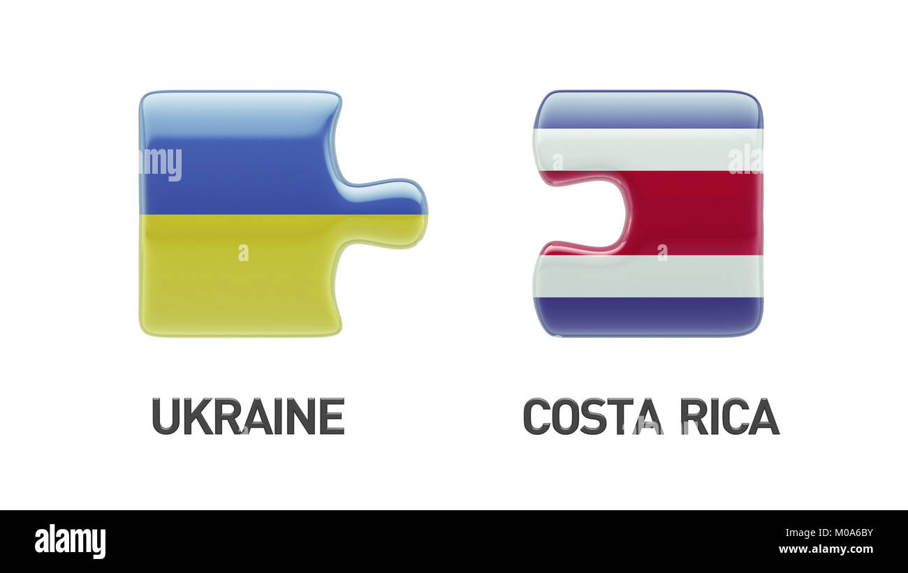 Ukraine Costa Rica Flag High Resolution Stock Photography and Images ...
