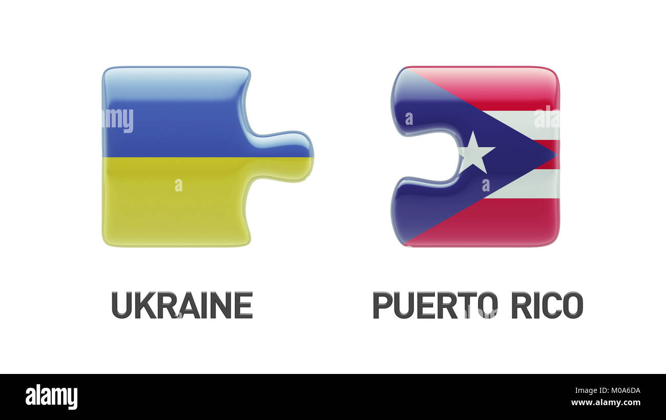 Puerto rico ukraine flag hi-res stock photography and images - Alamy