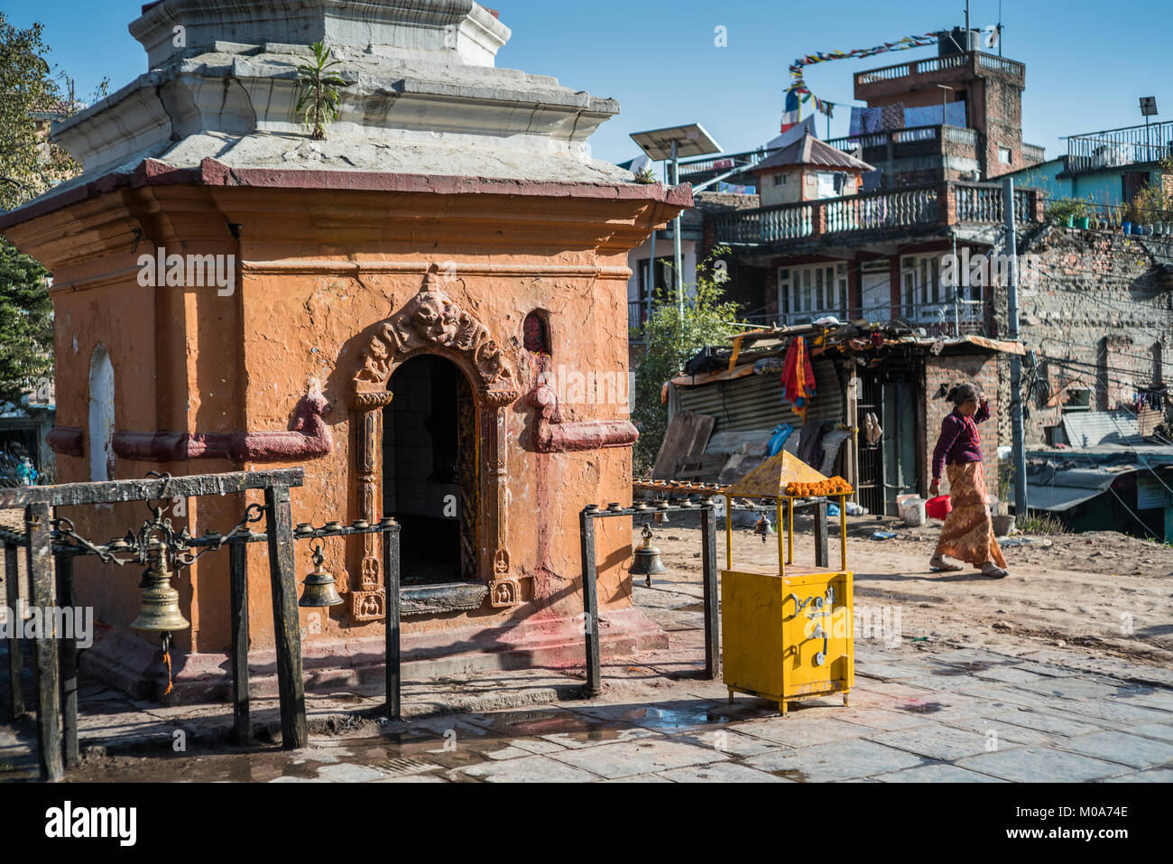 Reclining buddha, Budhanilkantha Temple, Nepal, Asia Stock Photo - Alamy