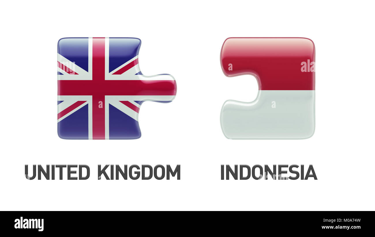 Indonesia United Kingdom High Resolution Puzzle Concept Stock Photo - Alamy