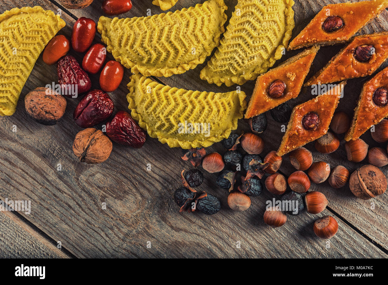 Eastern sweets for Novruz holiday Stock Photo - Alamy