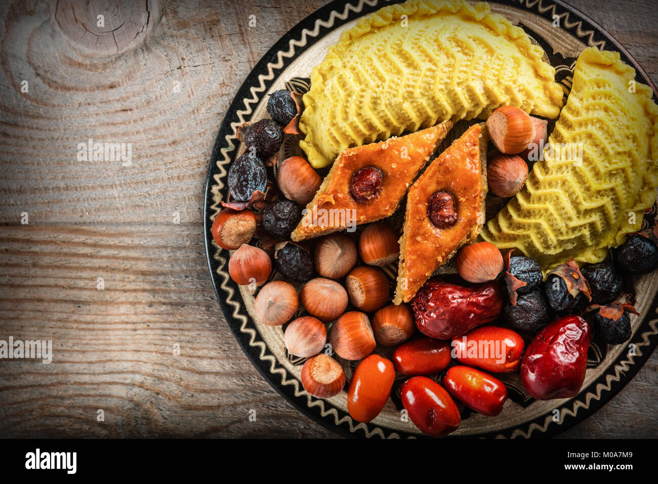 Eastern sweets for Novruz holiday Stock Photo - Alamy