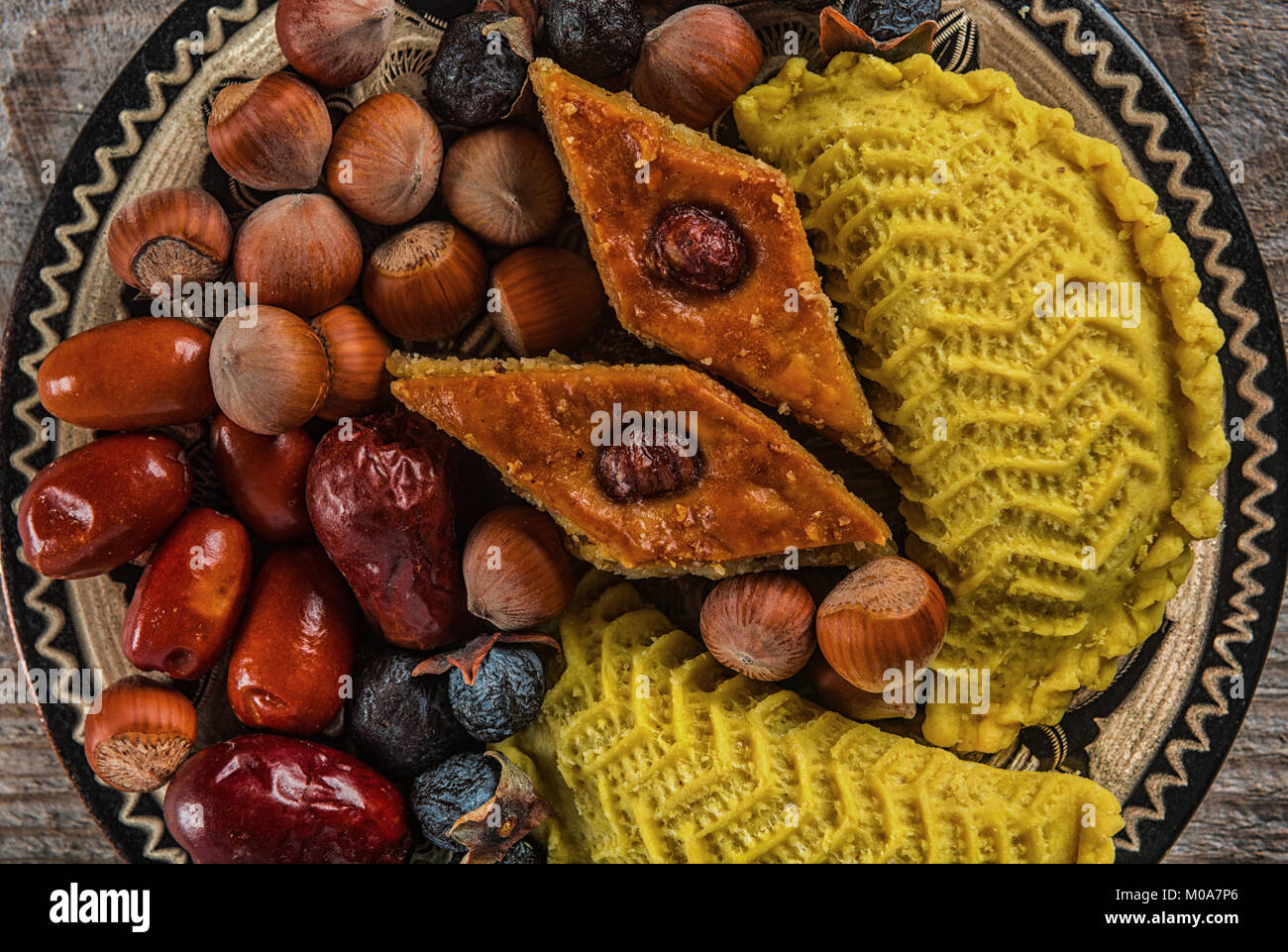 Eastern sweets for Novruz holiday Stock Photo - Alamy