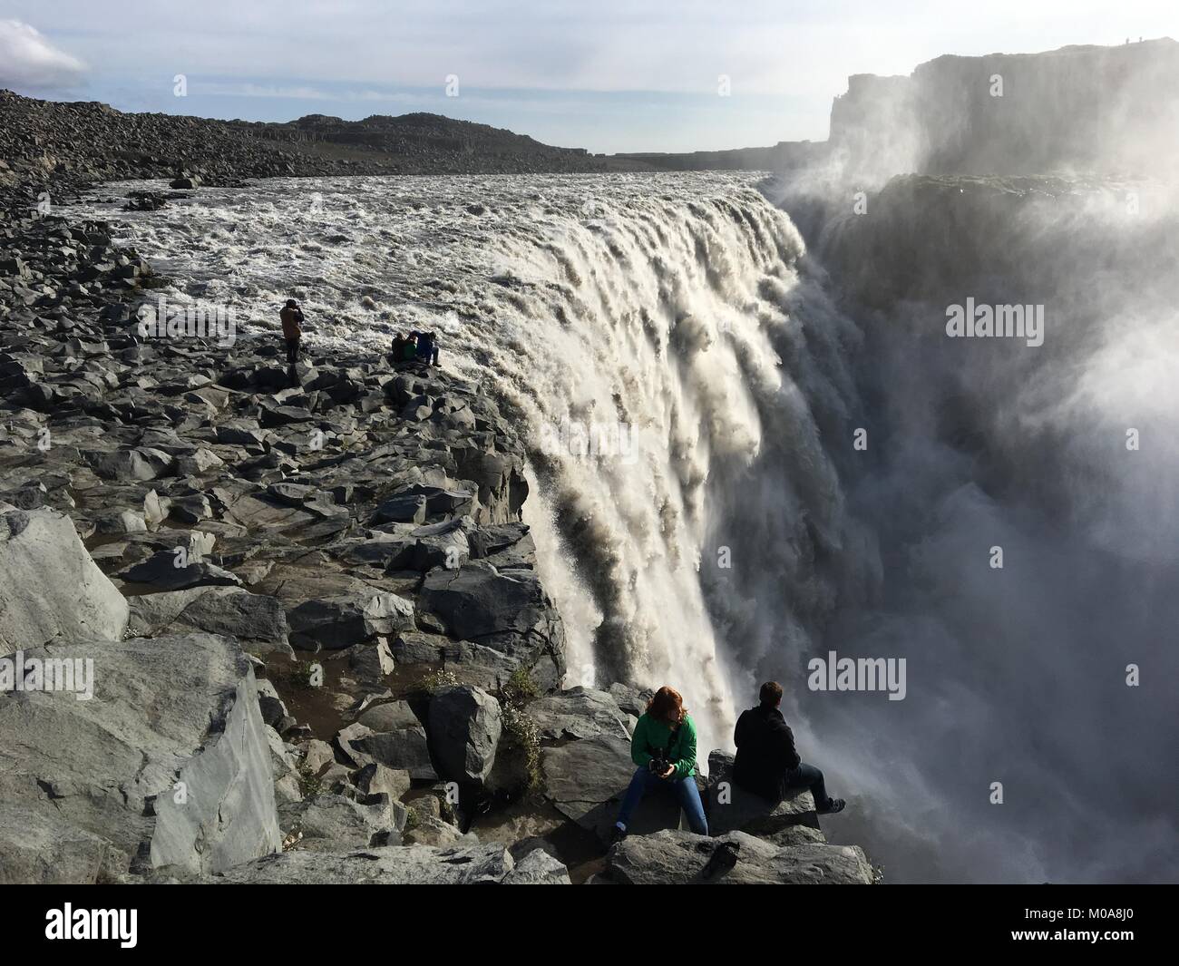 Dettifoss, the biggest fall in Iceland Stock Photo - Alamy
