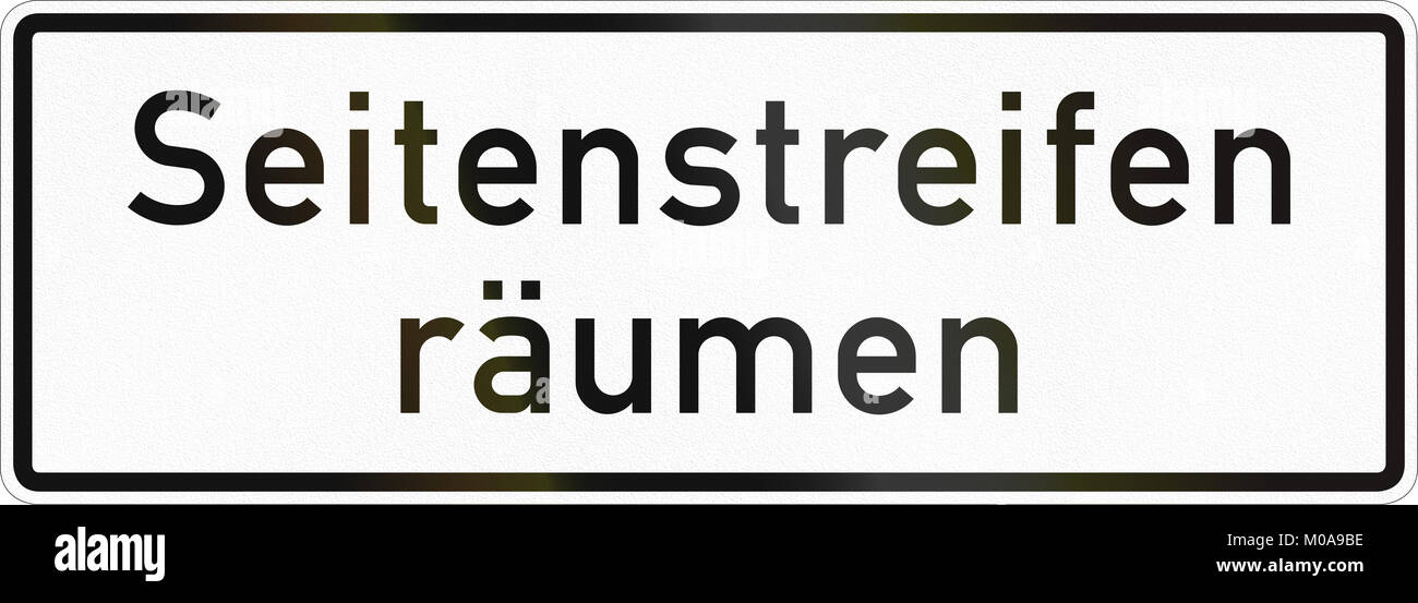 Supplementary traffic sign hi-res stock photography and images - Alamy