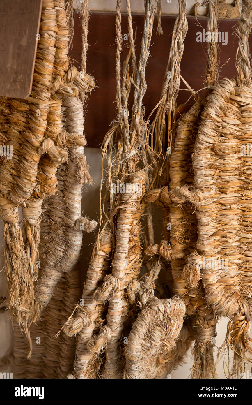 Temple sandals hang inthe Jojakko-Ji Garden in Kyoto, Japan Stock Photo ...
