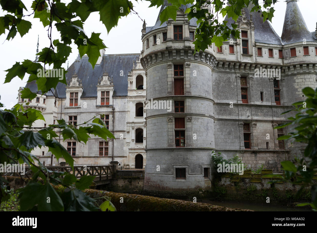 Azay-le-Rideau castle in the Loire Valley, France Stock Photo - Alamy