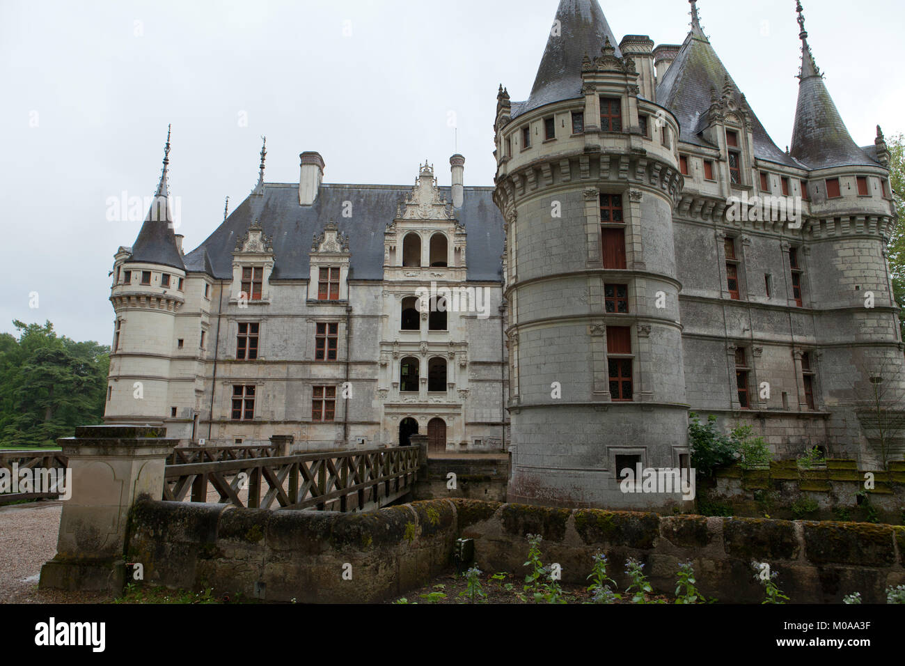 Azay-le-Rideau castle in the Loire Valley, France Stock Photo - Alamy