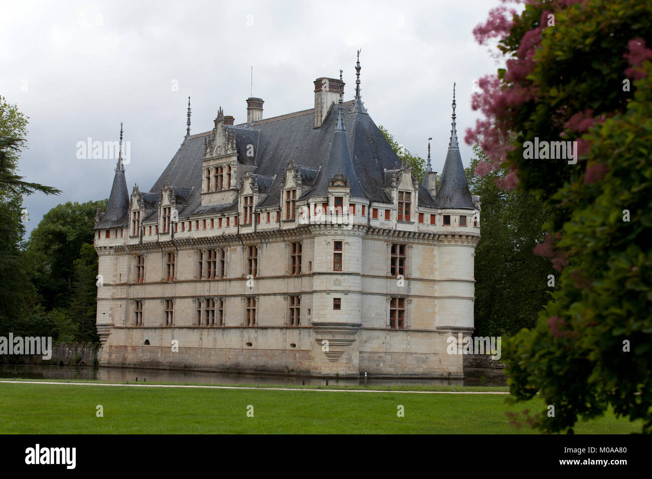 Azay-le-Rideau castle in the Loire Valley, France Stock Photo - Alamy