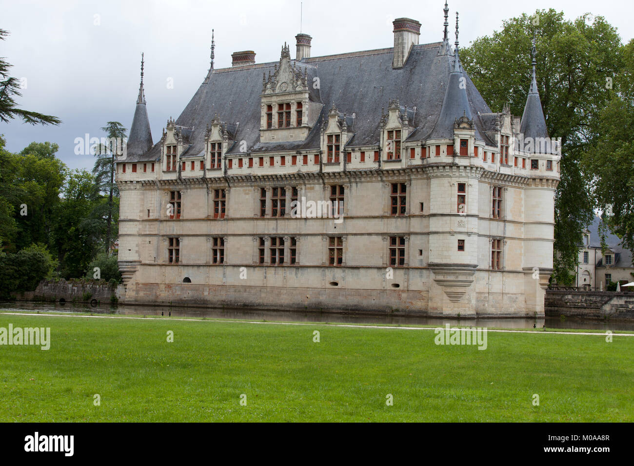 Azay-le-Rideau castle in the Loire Valley, France Stock Photo - Alamy