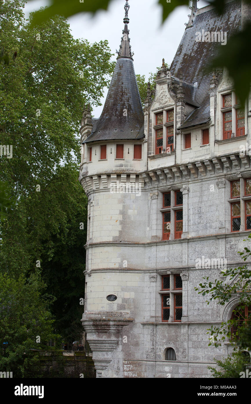Azay-le-Rideau castle in the Loire Valley, France Stock Photo - Alamy