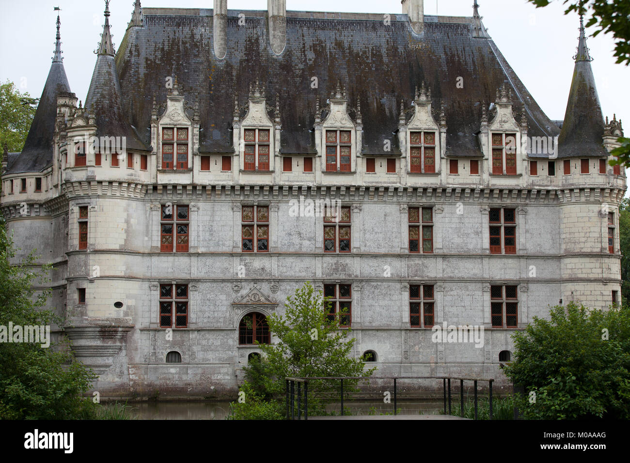 Azay-le-Rideau castle in the Loire Valley, France Stock Photo - Alamy