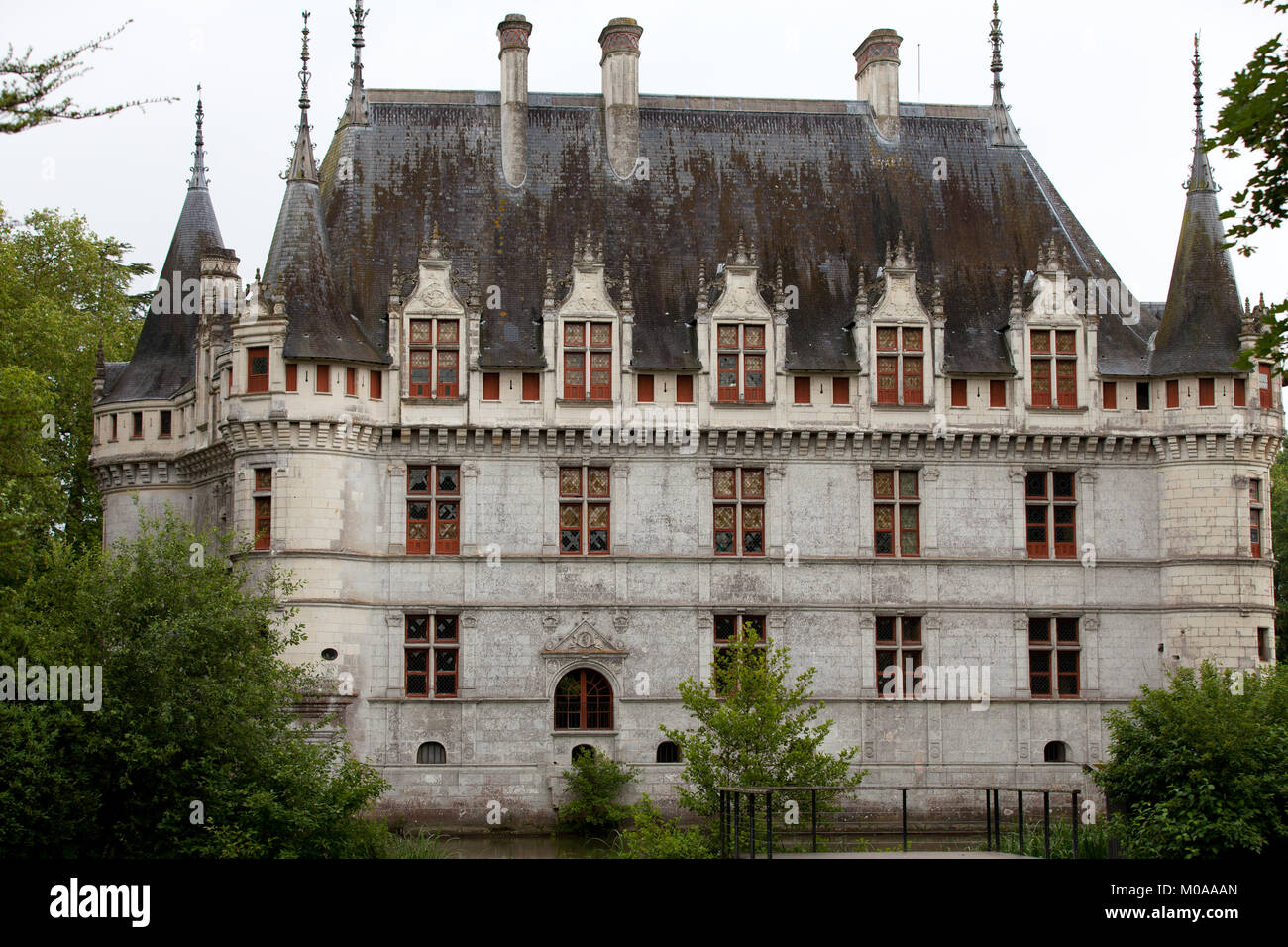 Azay-le-Rideau castle in the Loire Valley, France Stock Photo - Alamy