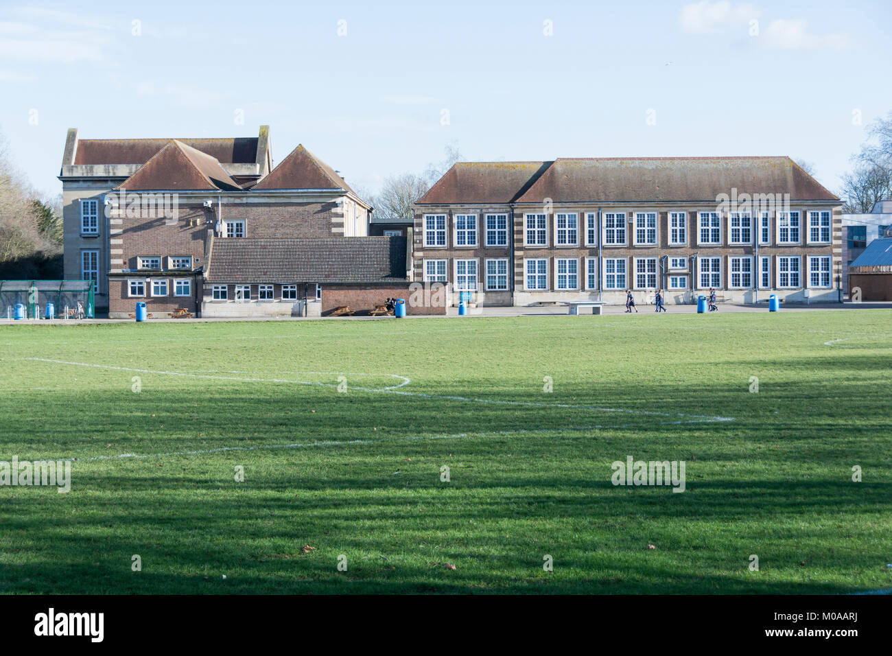 Chiswick School, Burlington Lane, Chiswick, London, W4, UK Stock Photo ...
