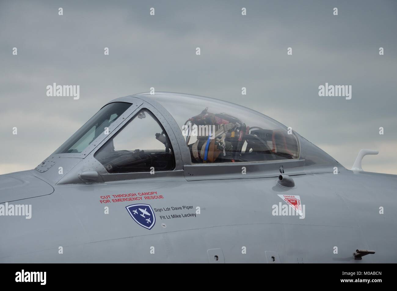 English Electric Canberra PR9 cockpit canopy detail Stock Photo - Alamy