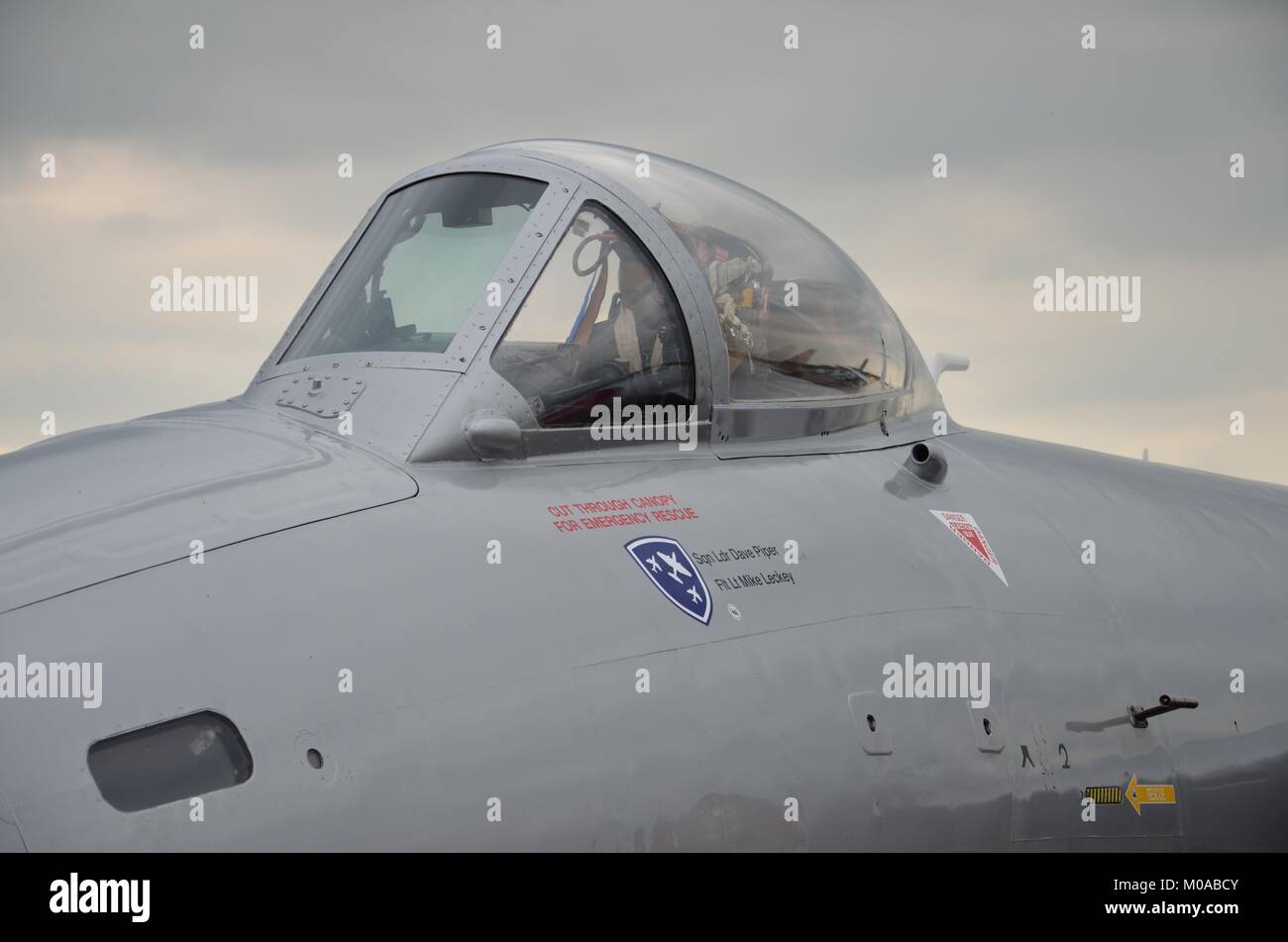 English Electric Canberra PR9 cockpit canopy detail Stock Photo - Alamy