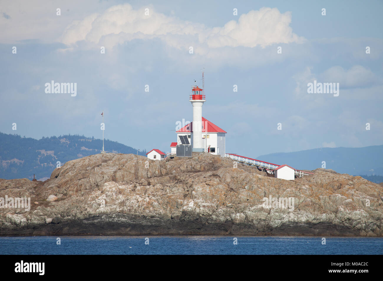 Red and White Lighthouse Stock Photo - Alamy