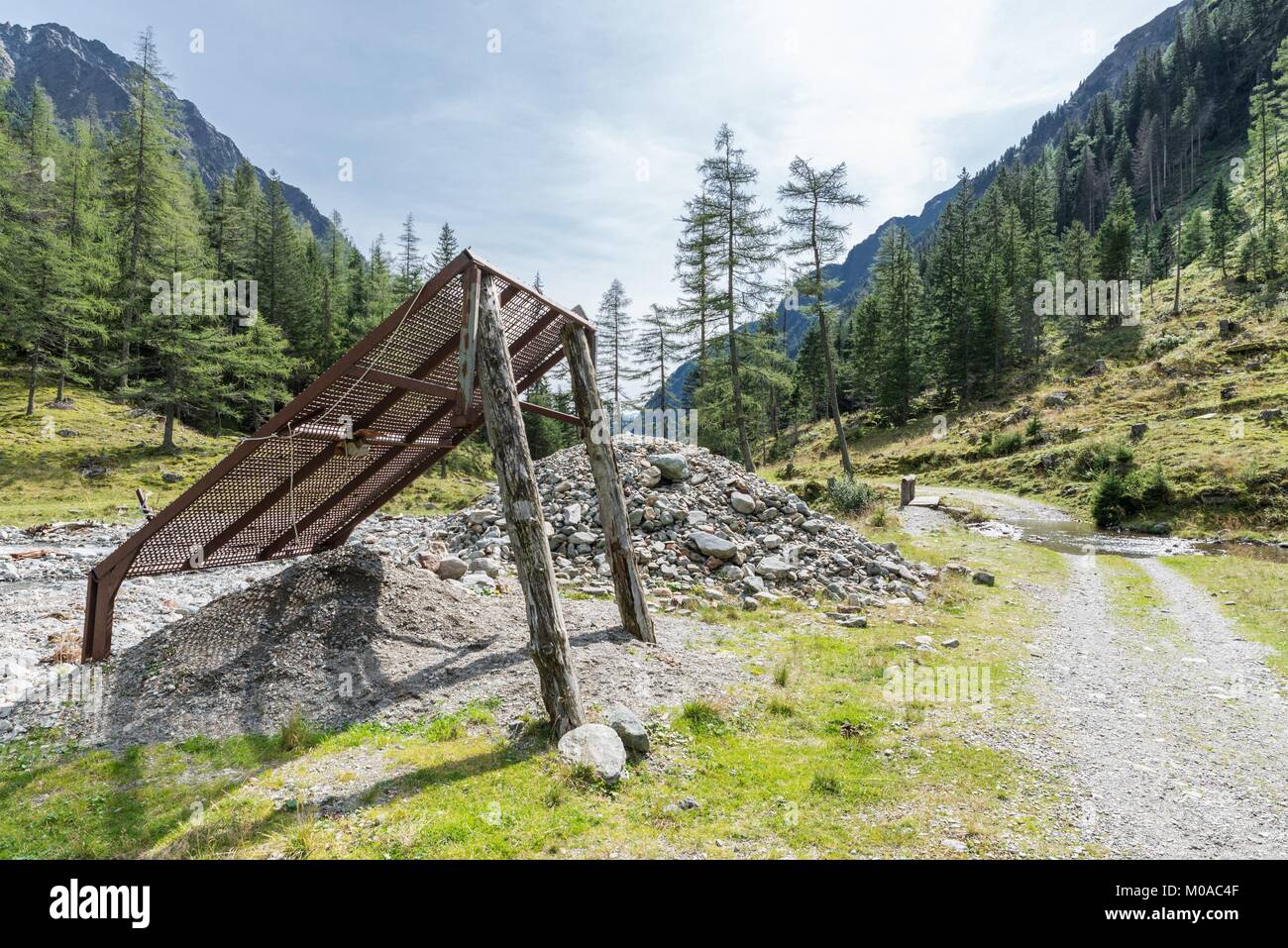 Giant stone sieve in the Mountains, Austria Stock Photo - Alamy
