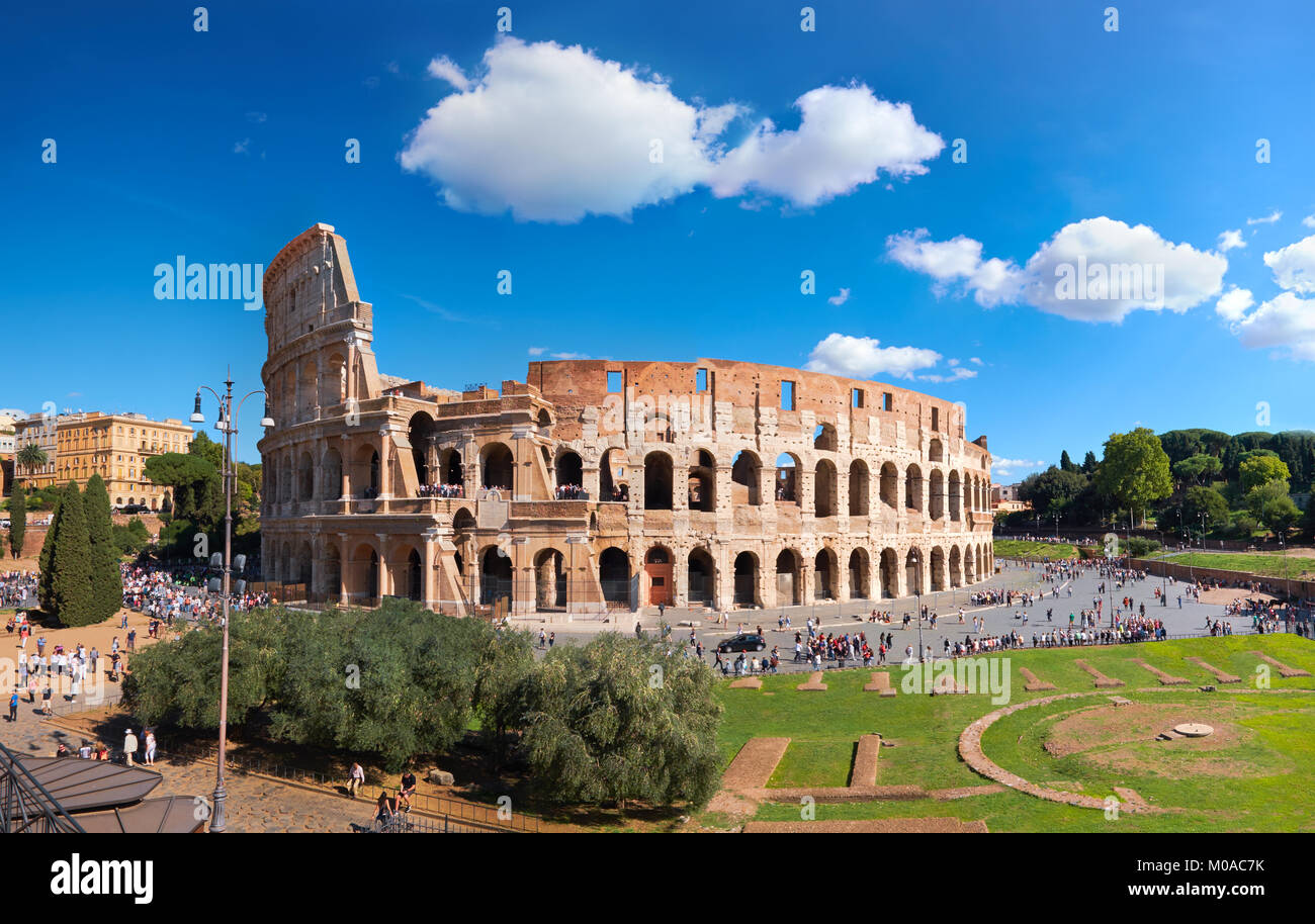 Rome colosseo aerial hi-res stock photography and images - Alamy