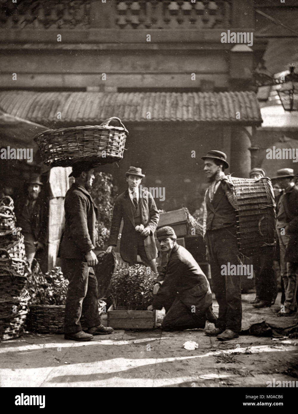 John Thomson, Street Life in London, 1878, Covent Garden labourers ...