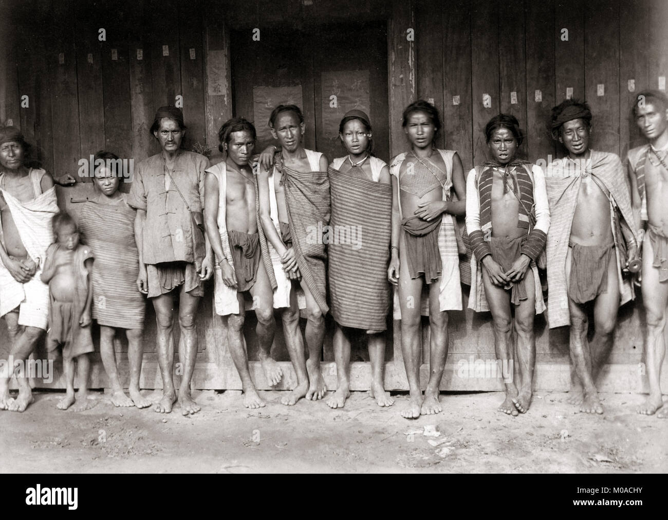 Group of labourers, India, c.1880's Stock Photo - Alamy